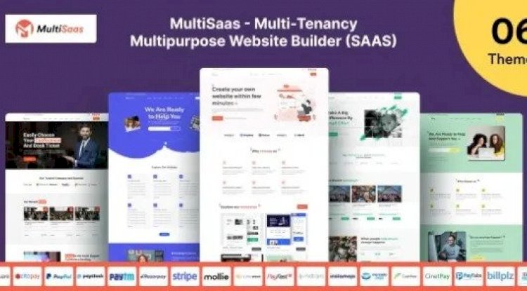 MultiSaaS v1.0.2 – Multi-Tenancy Multipurpose Website Builder (SaaS) PHP Script - Null Scripts