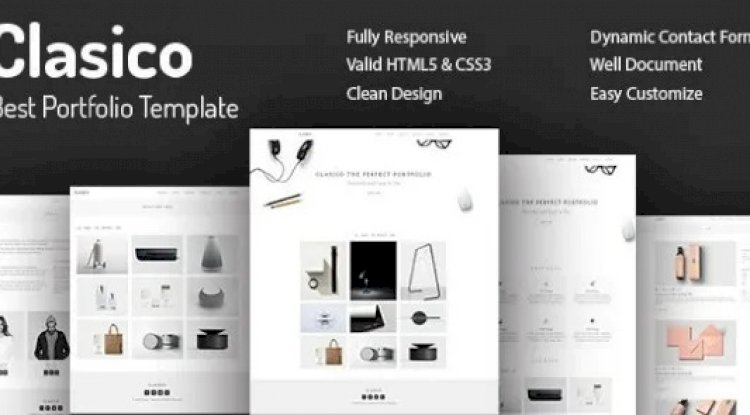 Clasico v1.0 – Minimal Portfolio HTML5 Template Free - Null Scripts