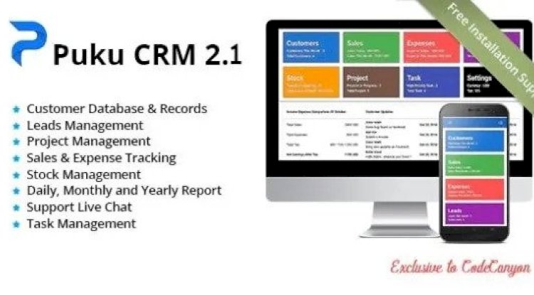 Puku CRM v2.1 – Realtime Open Source CRM PHP Script - Null Scripts