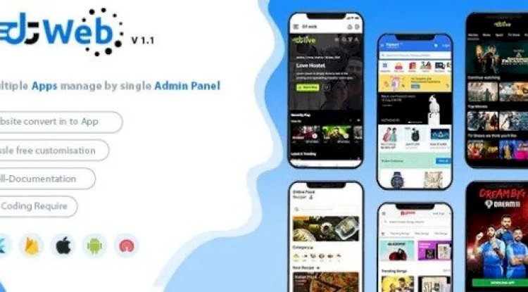 Dtweb V12 Convert Website To A Flutter App Multiple Webapp Support