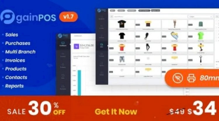 Gain POS v1.7 Nulled – Inventory and Sales Management System PHP Script - Null Scripts