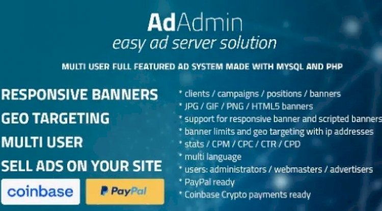 AdAdmin v3.994 – Easy Full Featured Ad Server PHP Script - Null Scripts