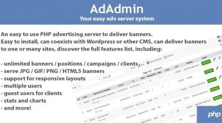 AdAdmin v3.85 – Easy Adv Server (Adversting Platform) PHP Script - Null Scripts