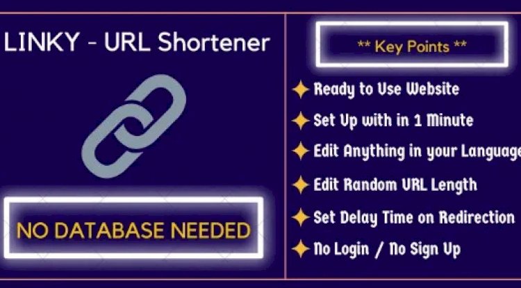 Linky v1.0 – URL Shortener Script without Database PHP Script - Null ...