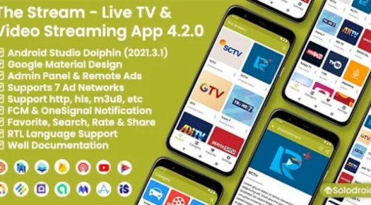 The Stream v4.2.0 Nulled – Live TV & Video Streaming App Source - Null ...