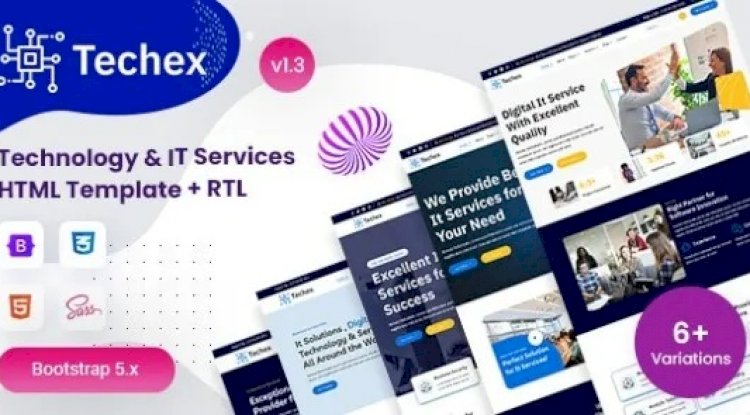 Techex v1.3 – Technology & IT Services HTML Template - Null Scripts